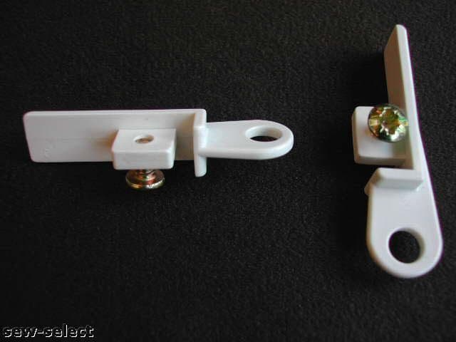 Curtain Track End Stops - Rail end stoppers hooks eye stays - SOLD PER PAIR